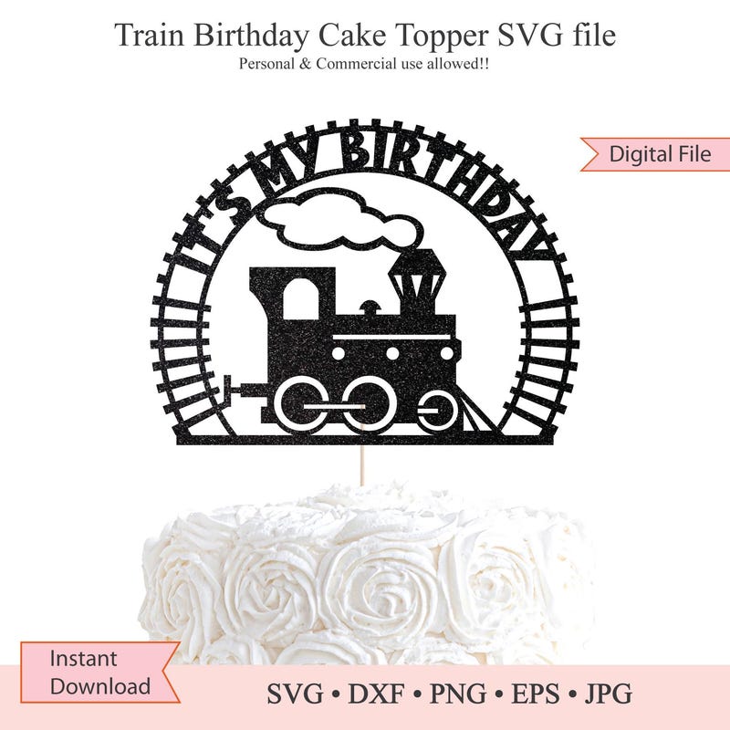 Birthday Train Svg - Etsy