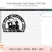 Train Cake Topper SVG Train T-shirt Sublimation Birthday Train Cake ...