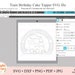 Train Cake Topper SVG Train T-shirt Sublimation Birthday Train Cake ...