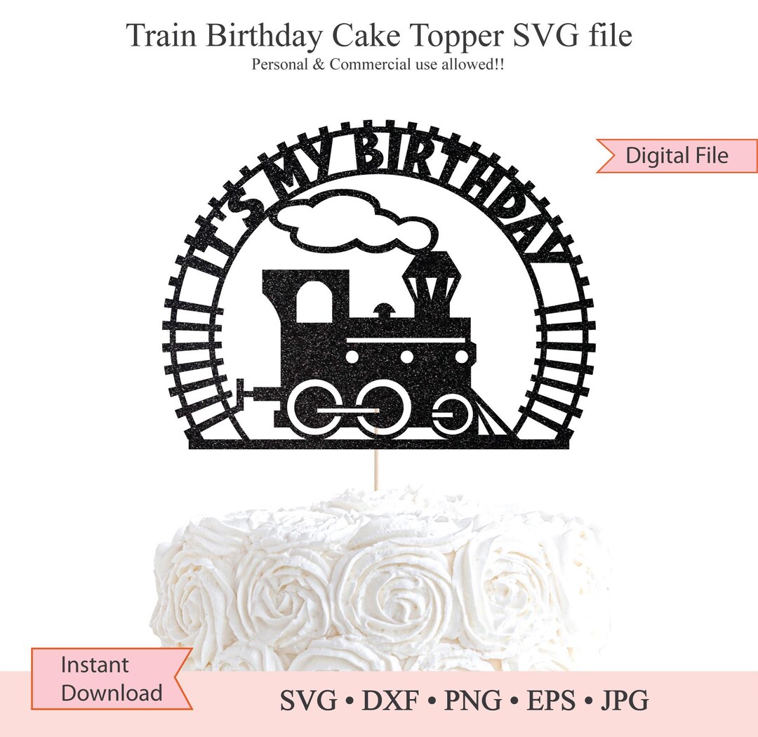 Train Birthday Cake Topper Boy Train Birthday Baby Birthday Train Cake ...