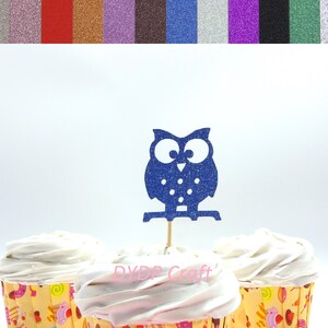 Owl Cupcake Toppers, Owl Food Picks, Owl Party Decor, Owl Baby Shower ...