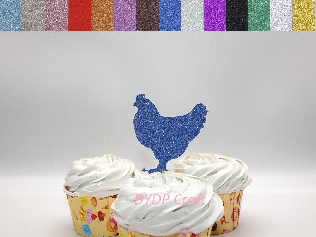 Hen Cupcake Toppers, Hen Party Cupcake Toppers, Hen Party, Chicken Cake ...