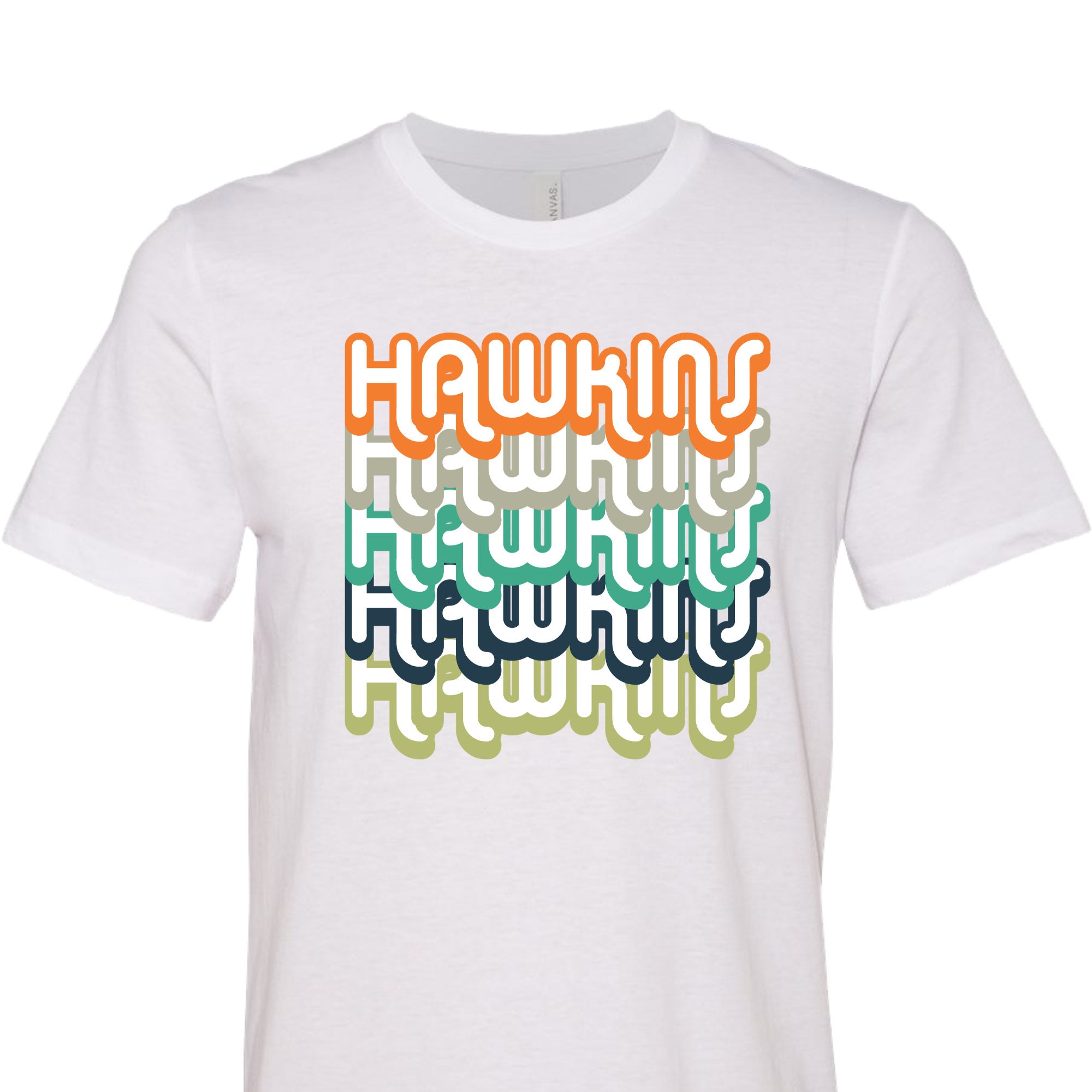 Hawkins Indiana T-shirt Retro Vintage Style T-shirt Stranger - Etsy