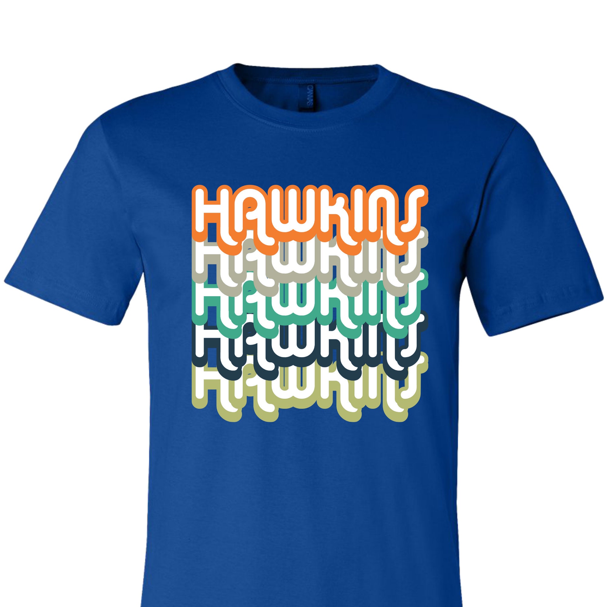Hawkins Indiana T-shirt Retro Vintage Style T-shirt Stranger - Etsy