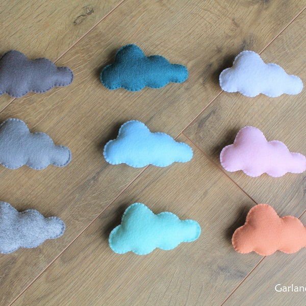Felt Cloud Ornament - Etsy