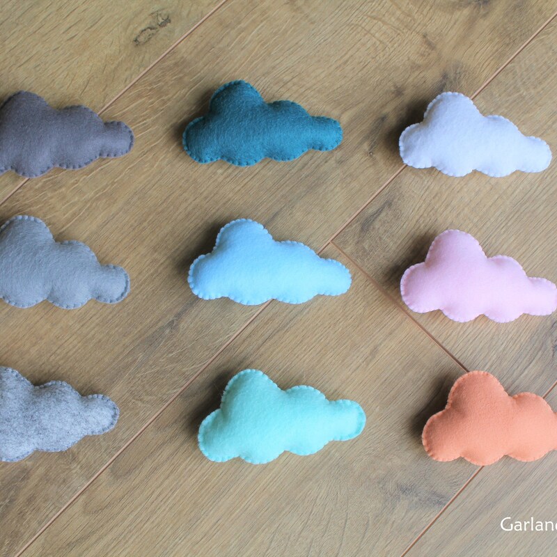 Felt Cloud Ornament - Etsy