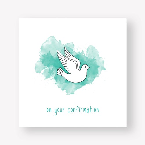 Personalised Confirmation Card Girl's Confirmation Card - Etsy