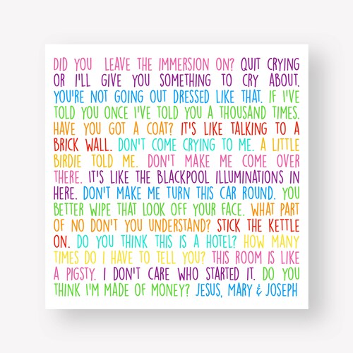 Up the Da Northern Irish Humour Father Birthday Card | Etsy
