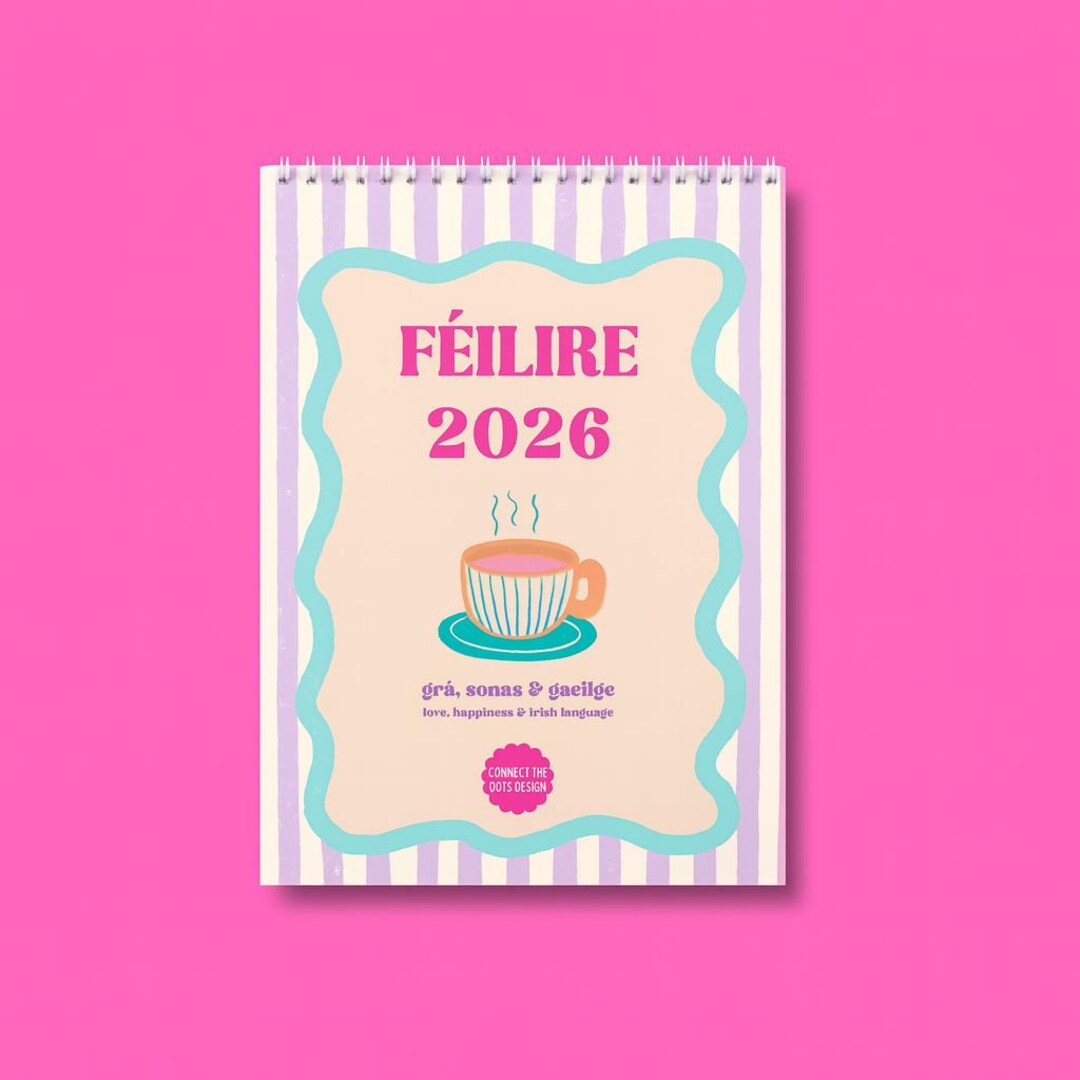 Féilire 2026 Irish Language Calendar - Etsy UK