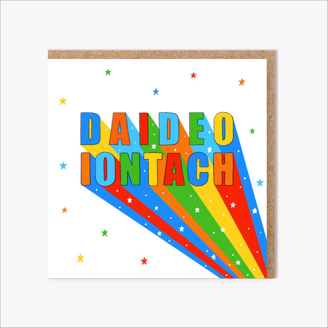 Daideo Iontach, Irish Granda Card - Etsy.de
