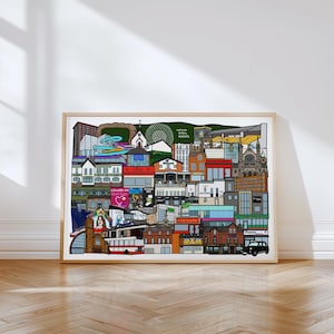 West Belfast Landmarks, Belfast Wall Art - Etsy