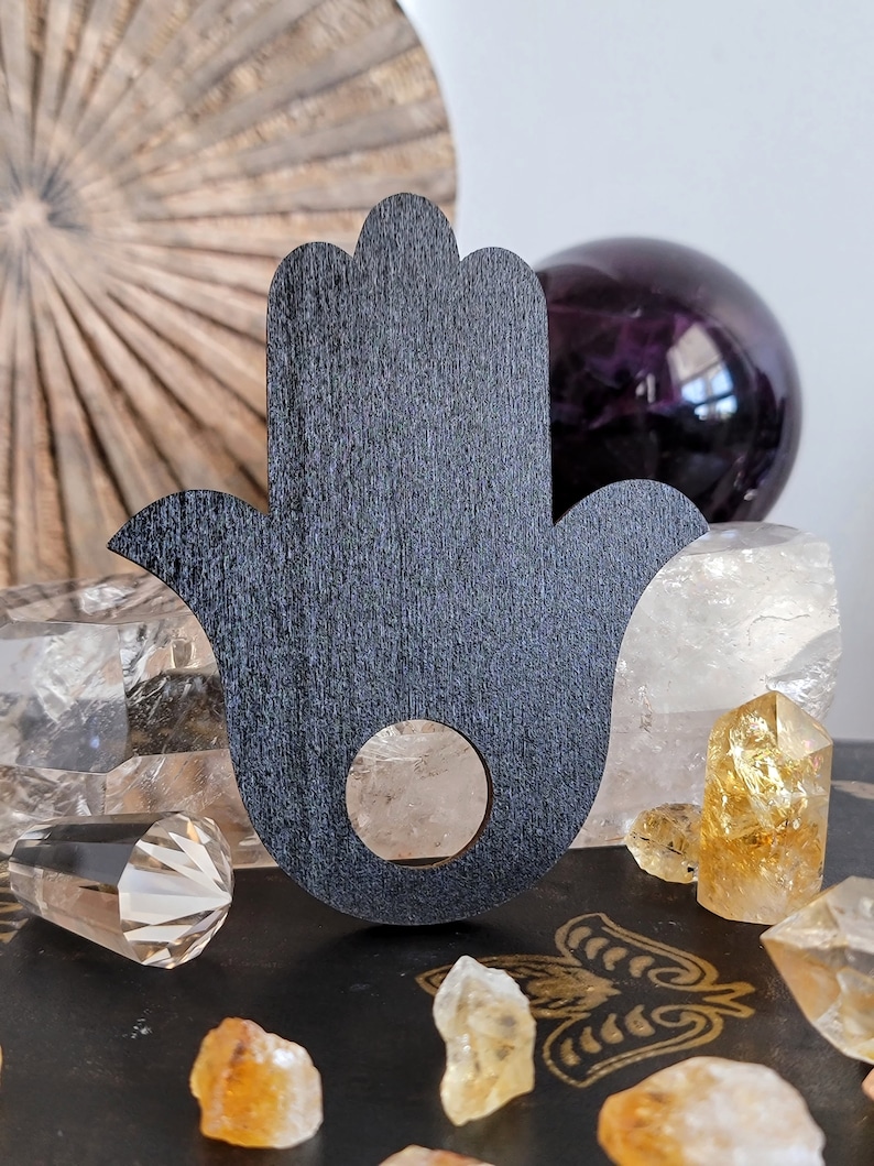 Pressed Wood Hamsa Mendhi Henna Sphere Holder HAMSS1 - Etsy