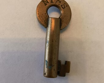 New York Central System Railroad Brass Barrel Key - Etsy