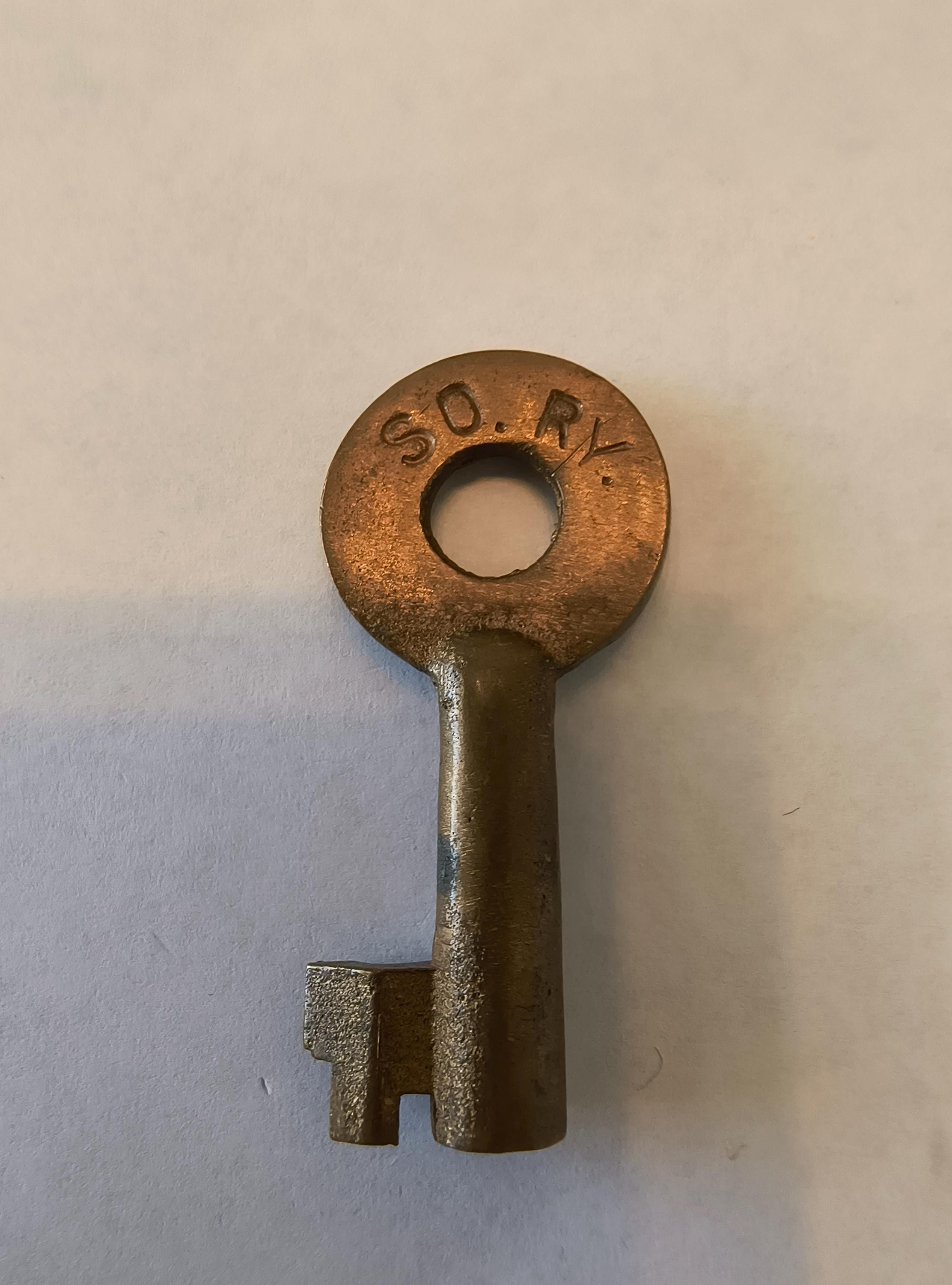 Southern Railway SO.RY Brass Switch Key RR111 - Etsy