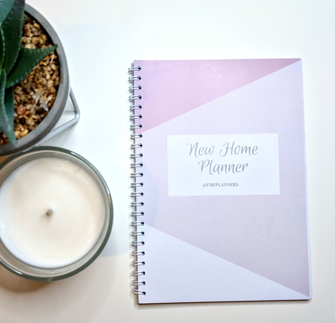 New Home Planner Gift, Moving Planner Set & Checklist, New Home Book ...