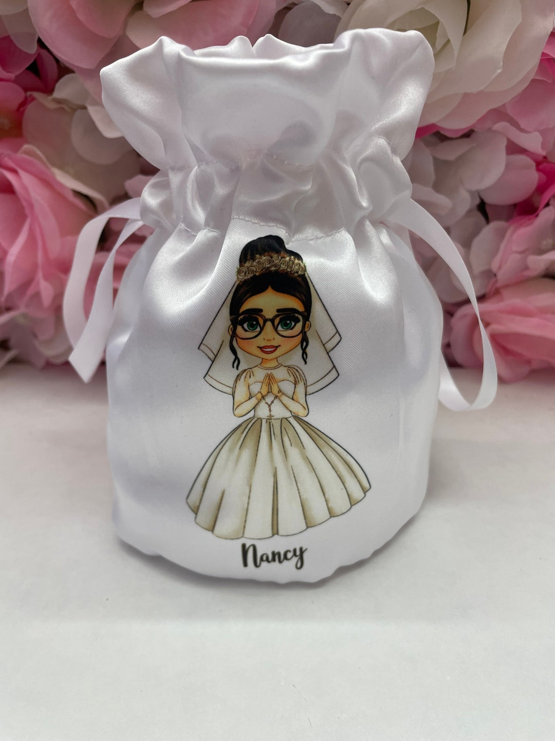 Girls First Holy Communion Satin Dolly Bag - Etsy