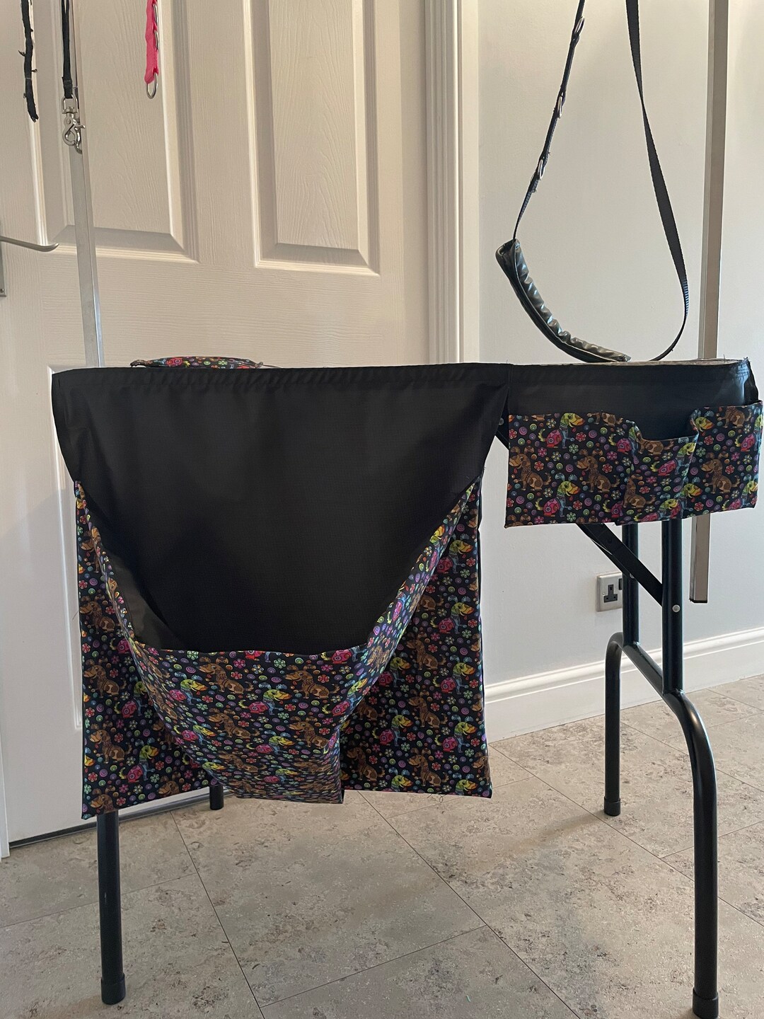 Dog Grooming Table Fur Bin Set,table Tidy & Dog Grooming Face Mask. - Etsy