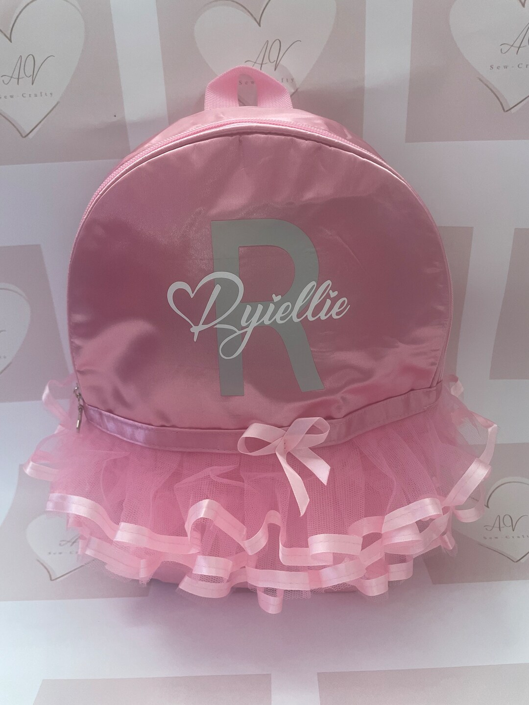 Personalised Pink Tutu Backpack, Girls Bag - Etsy