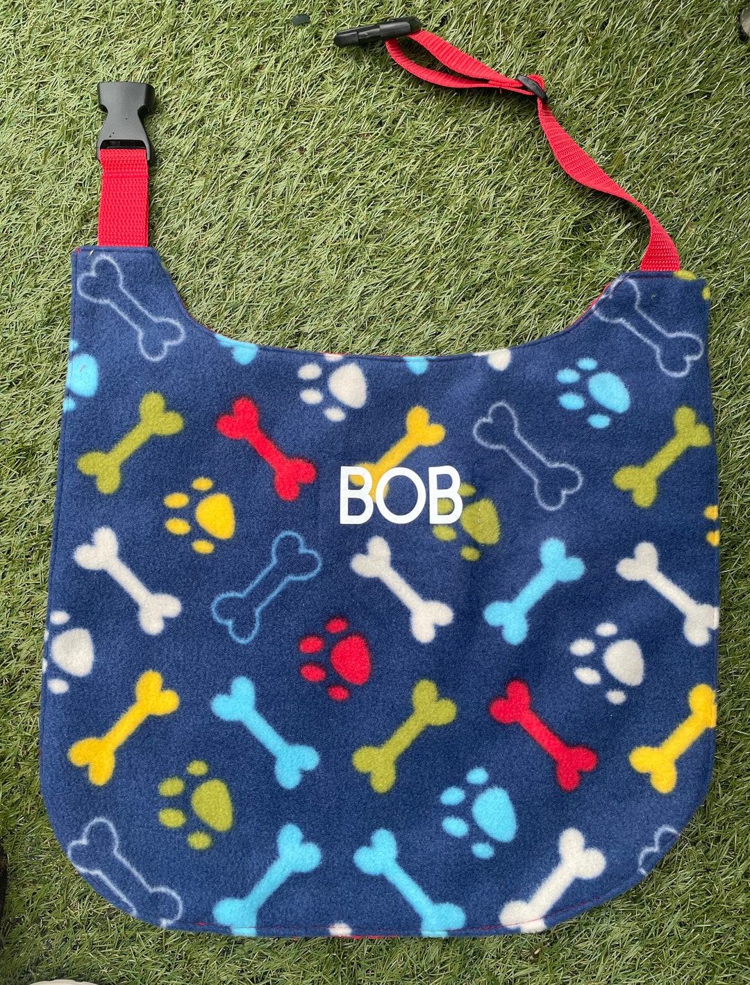 Personalized Large Breed Dog Bib: Fleece Waterproof Slobber Bib - Etsy