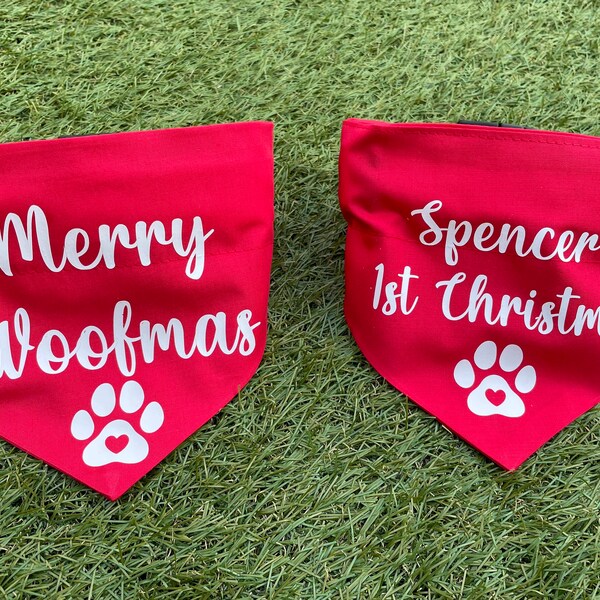 Christmas Bandana - Etsy Canada