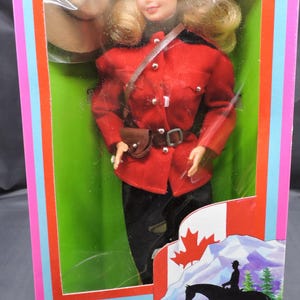 Vintage RCMP Mountie Barbie Doll 1987 Canadian Mattel Barbie of the ...