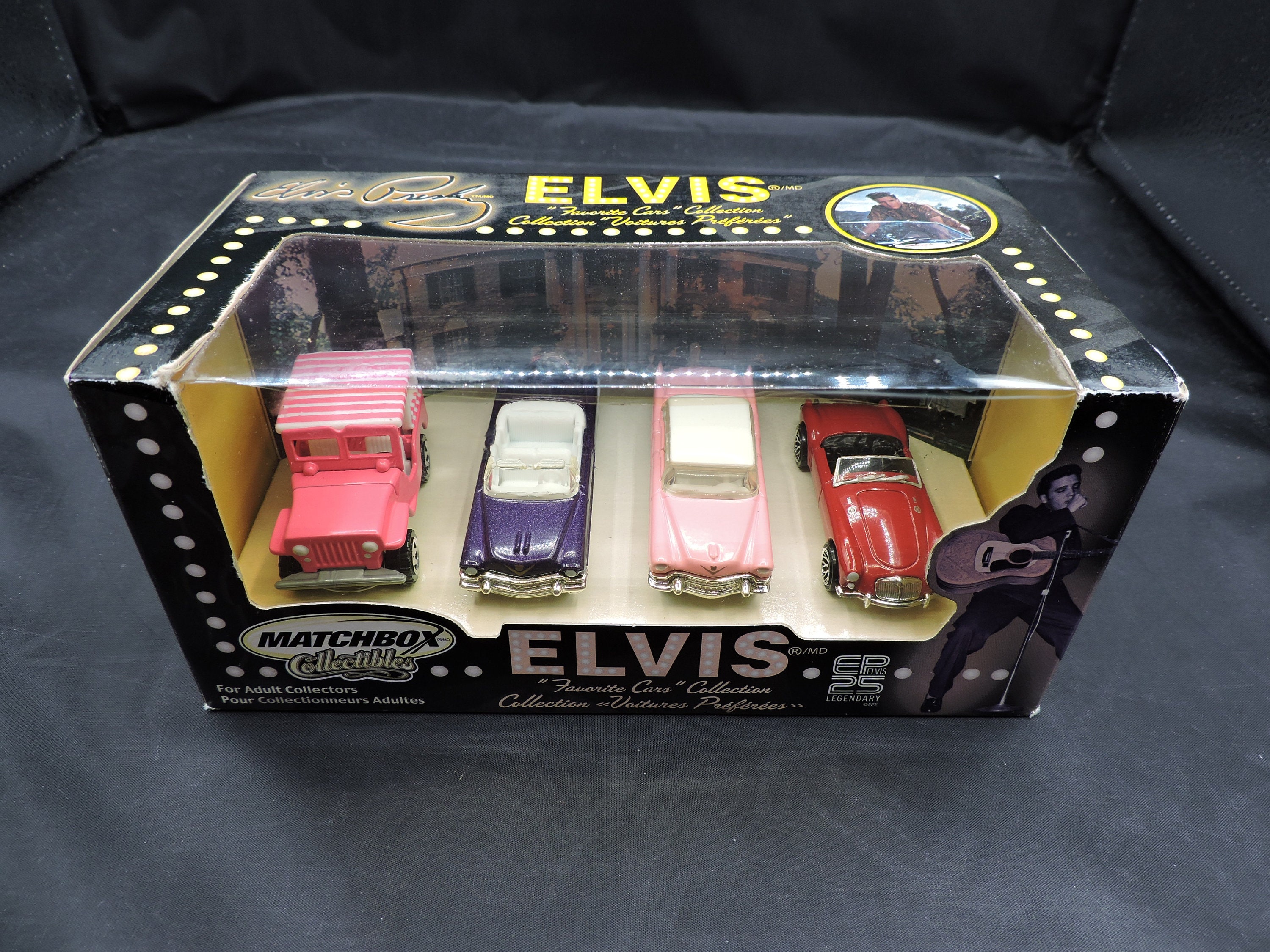 Favorite Cars Elvis 5 Car Collection Matchbox Circa 2002 in Box Adults ...