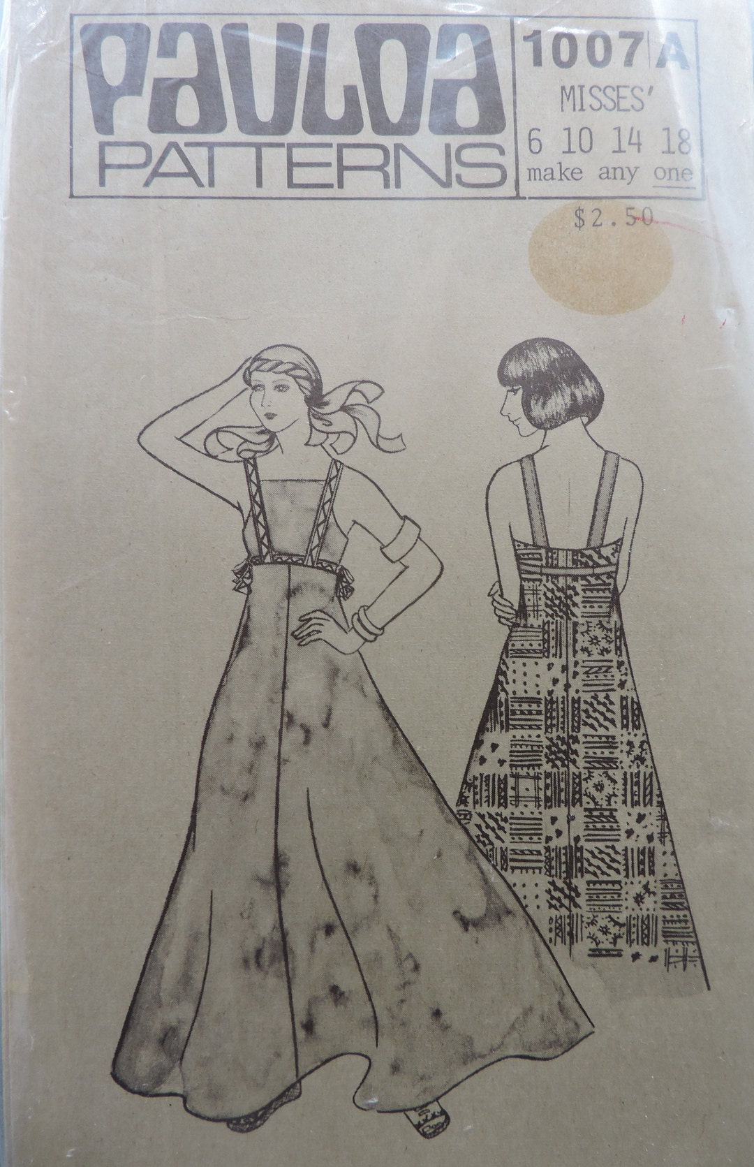 Hawaii Sundress Empire Waist Fashion Dress Pauloa Pattern No 1007A ...