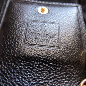 Lladro Society Members Wallet Key Holder Card Case Black Leather With ...