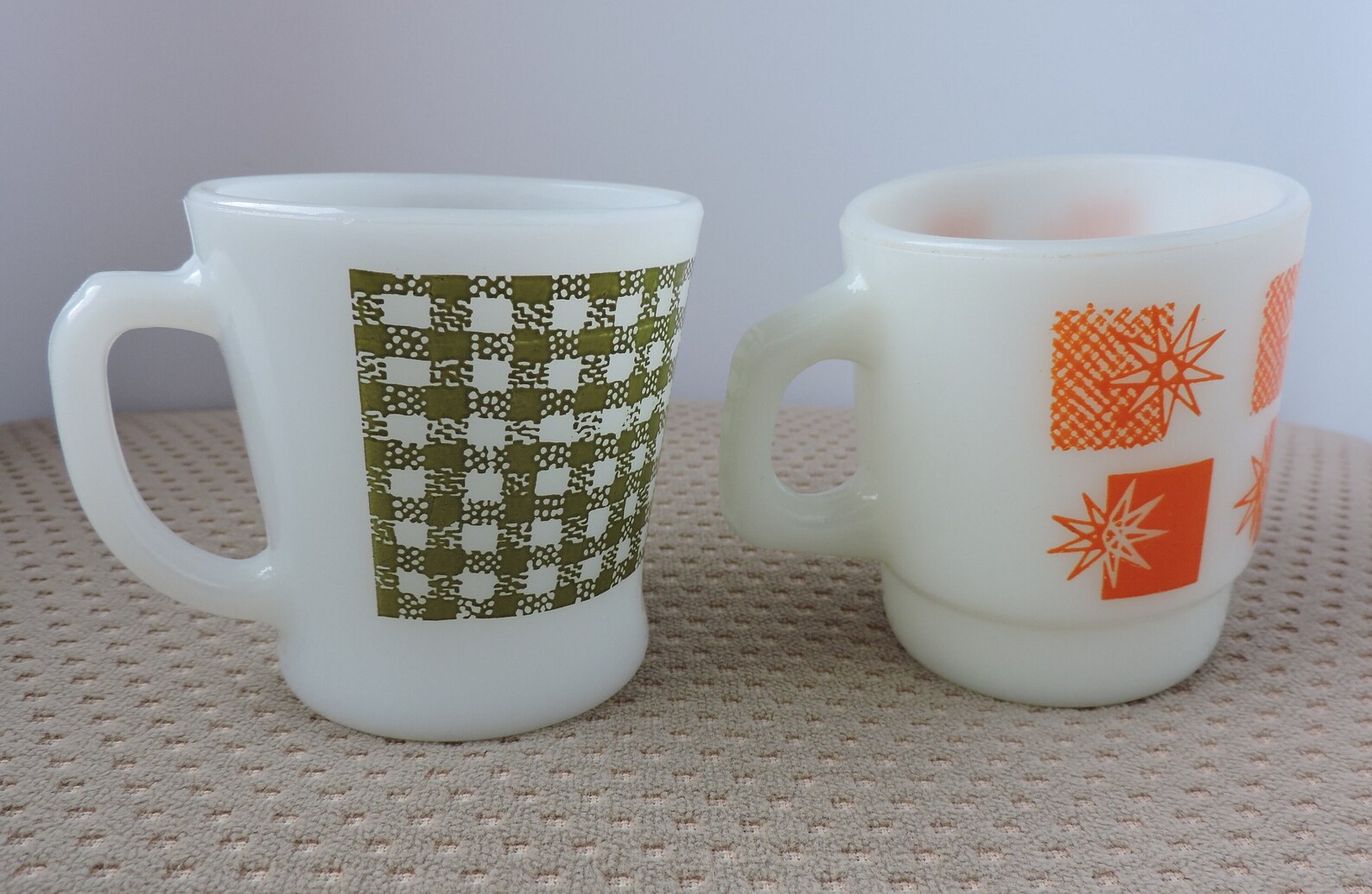 Fire King Coffee Tea Drinking Vintage Beverage Mugs Set of 2 - Etsy