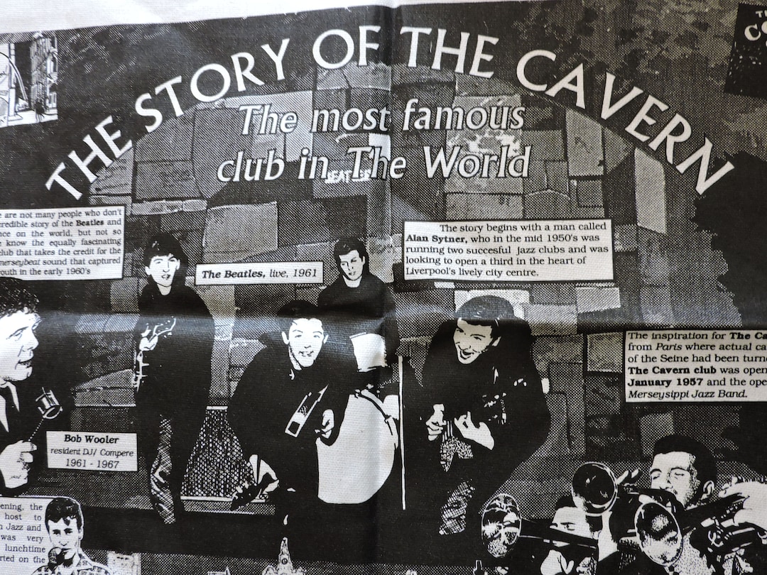 The Cavern Most Famous Club Beatles Skiffle Bands Merseybeat Souvenir ...