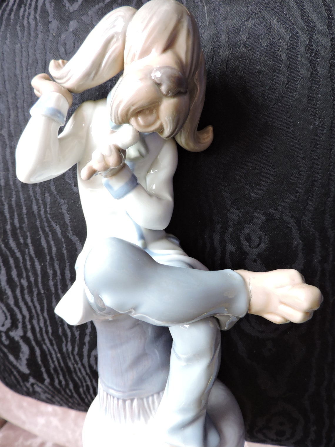 Lladro Lead Singer of the Band Dog Hound Spanish Porcelain - Etsy