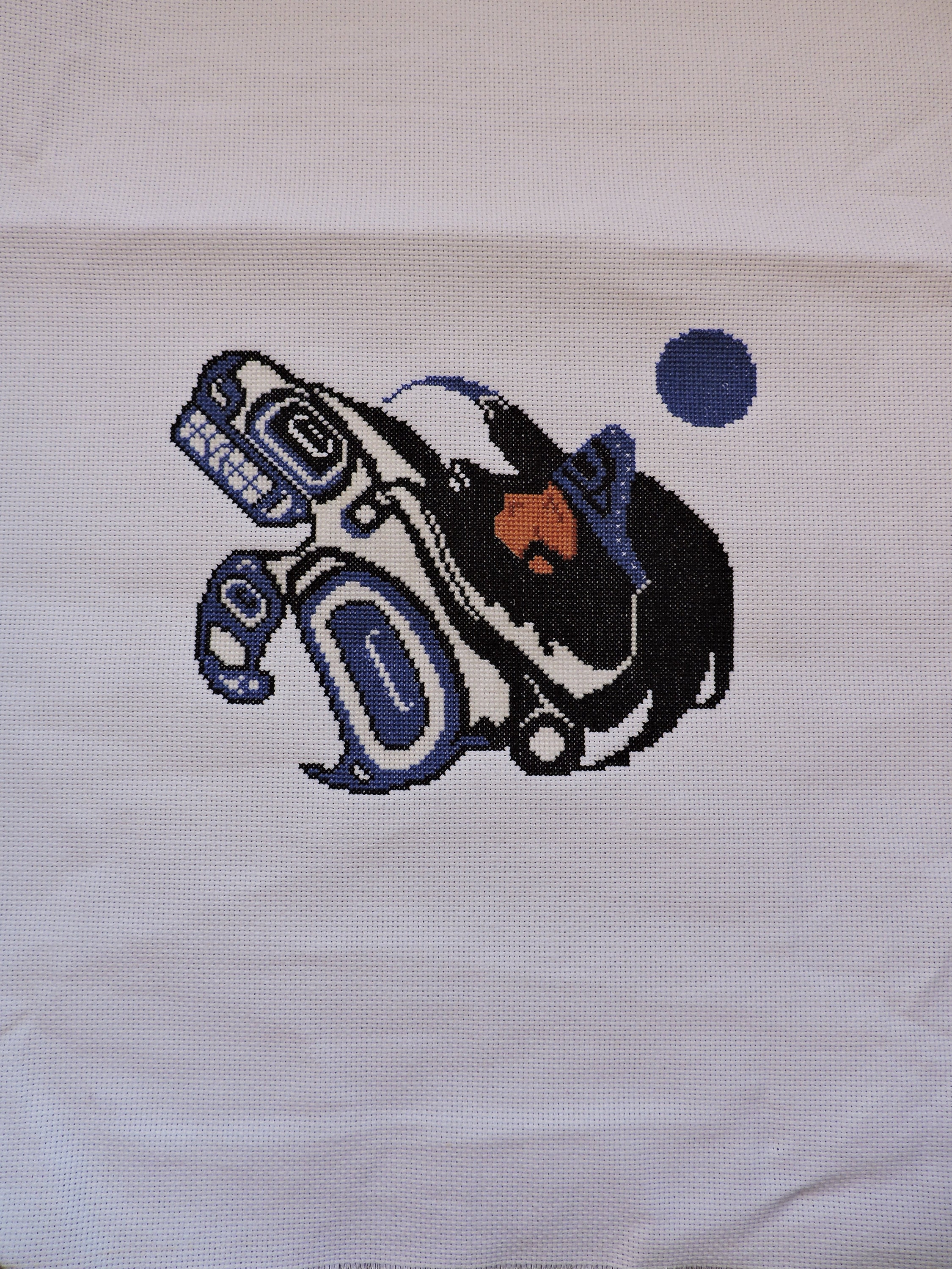 Haida Art Killer Whale Under the Blue Moon Completed Design - Etsy