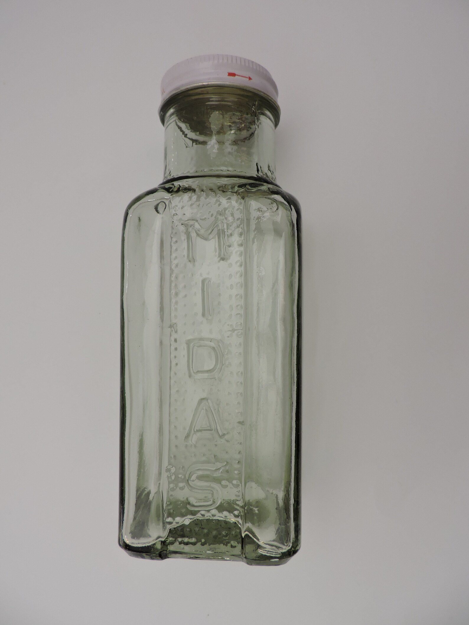 Midas Bottle Glass Screw Top Opening Vintage Collectible - Etsy