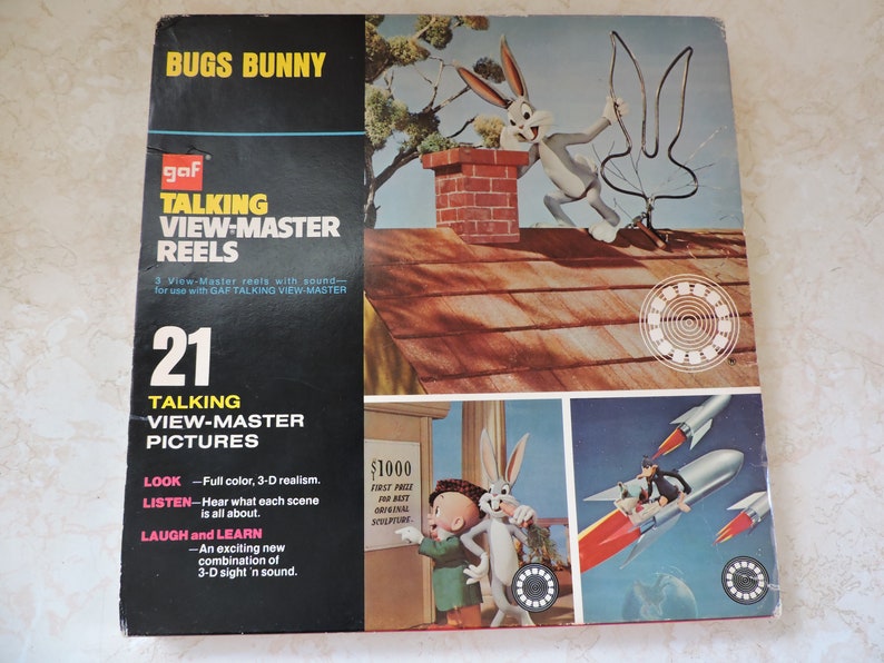 Bugs Bunny Talking Reels Vintage View Master Collectible Gaf 3 - Etsy