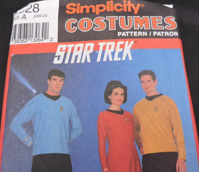 Vintage Star Trek Enterprise Crew Outfit Costume Reenactment Stage Play ...