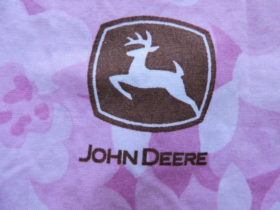 John Deere Tractor Logo Pink