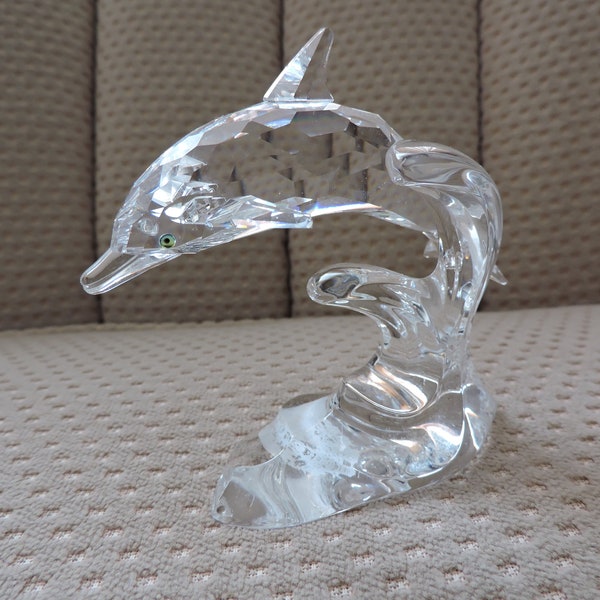 Swarovski Crystal Figurines Dolphin - Etsy