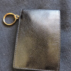 Lladro Society Members Wallet Key Holder Card Case Black Leather With ...