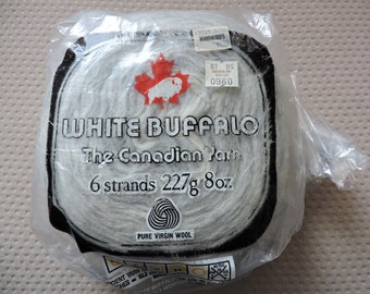 White Buffalo Wool | Etsy