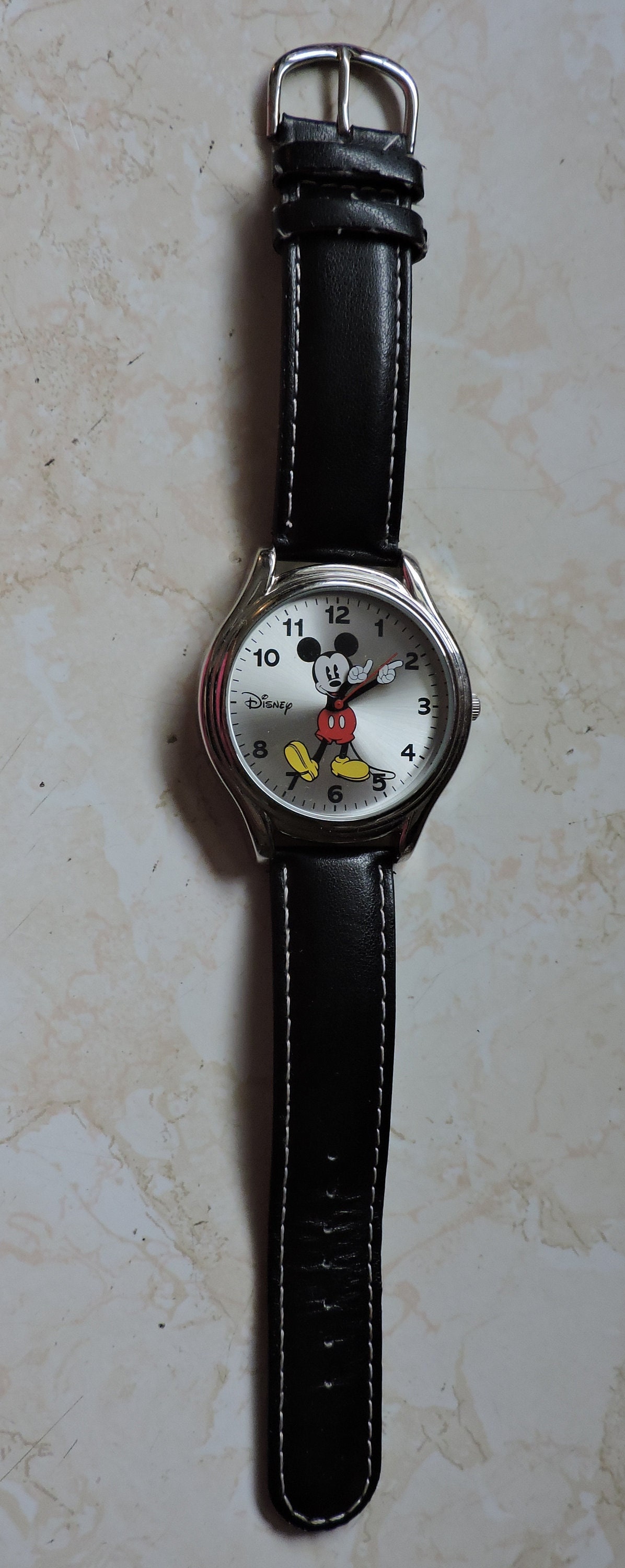 Mickey Mouse Watch Large Face Disney Mickey's Time Telling | Etsy Canada
