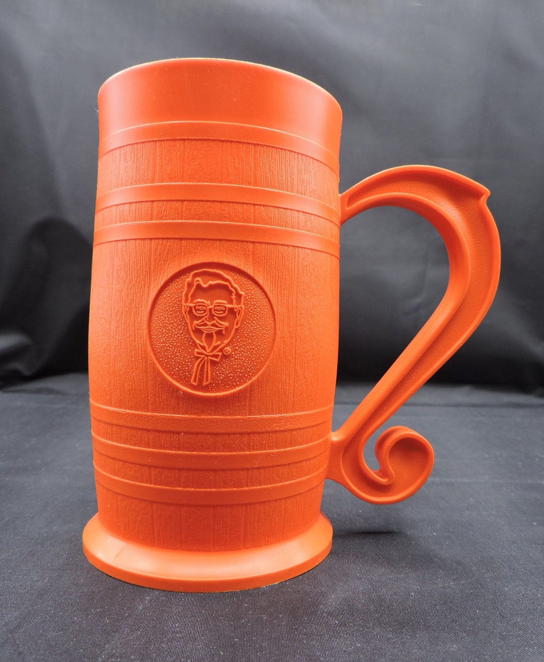 Vintage Colonel Sanders Kentucky Fried Chicken KFC Orange Plastic ...