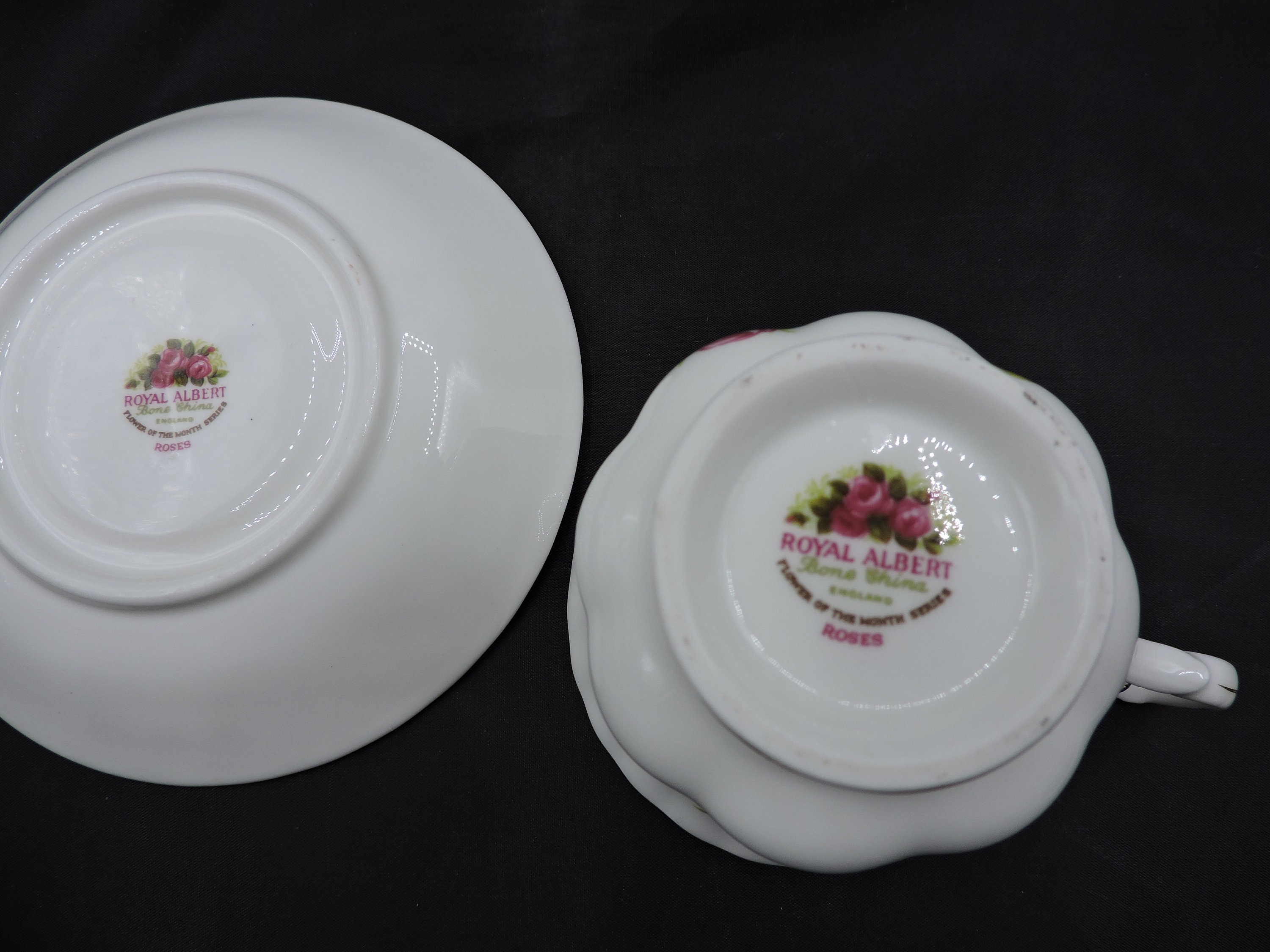 Royal Albert June Cup and Saucer Birthday Month Pink Roses - Etsy