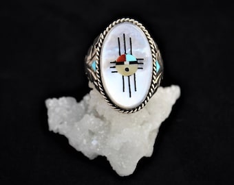 Zuni Sun Face Ring - Etsy