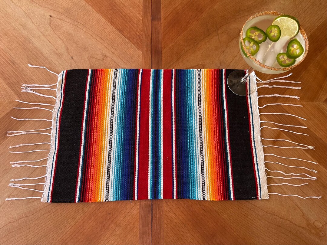 Set of 4 Mexican Zarape Multi Color Fiesta Placemats - Etsy