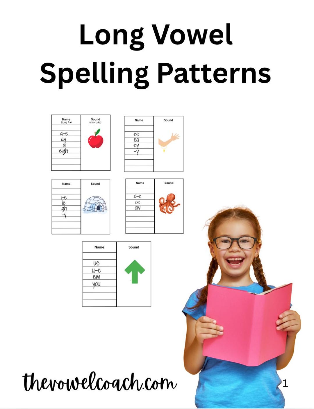 Long Vowel Spelling Patterns - Etsy