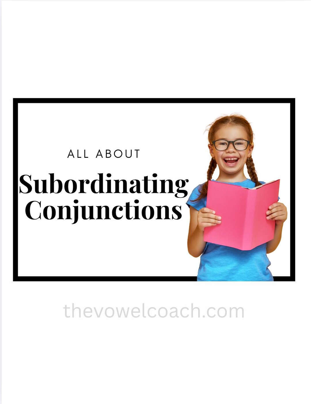 No Prep Subordinating Conjunctions - Etsy
