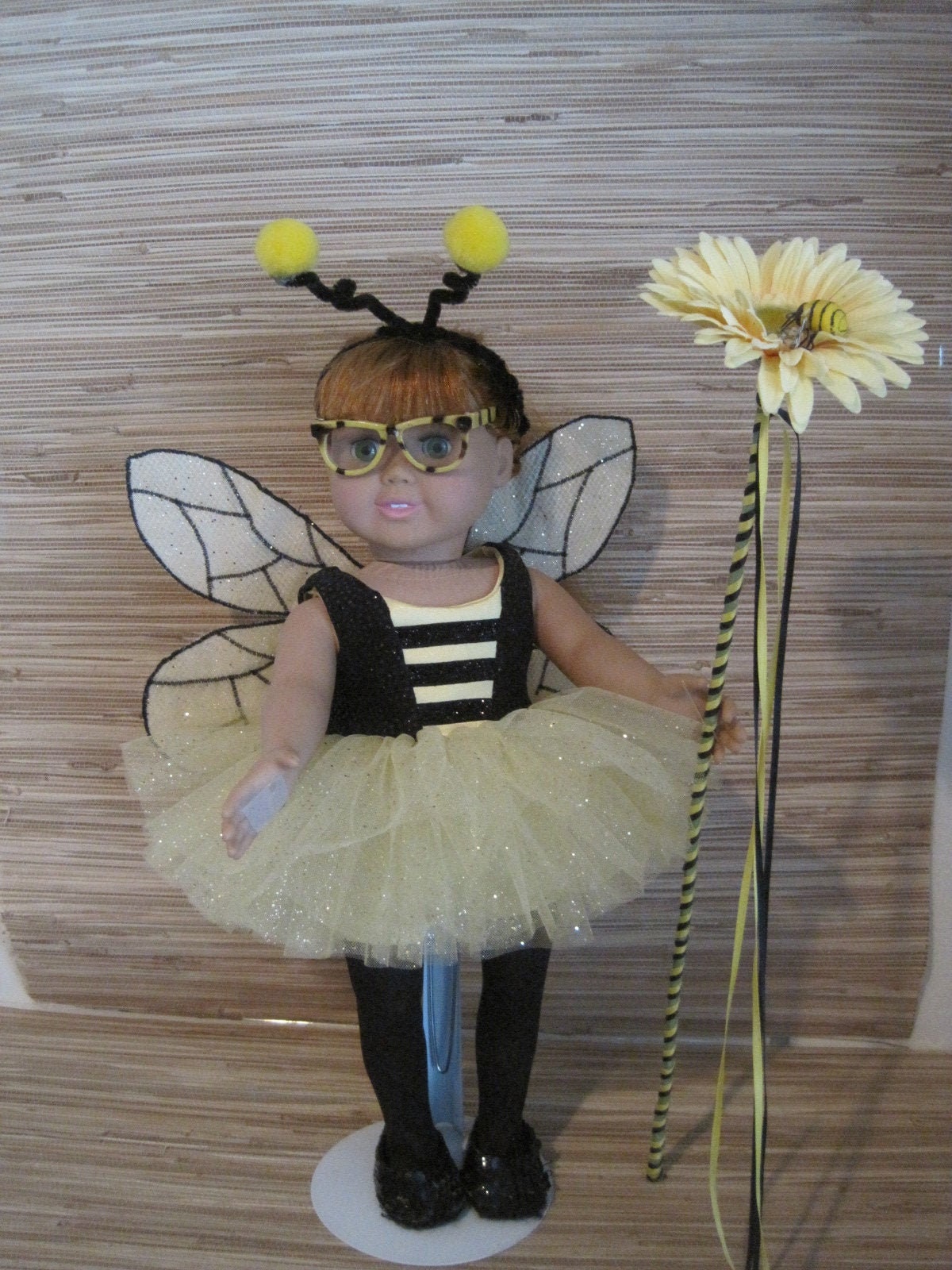 18" Doll Fairy Costume: Bumble Bee, a Garden Caretaker - Etsy