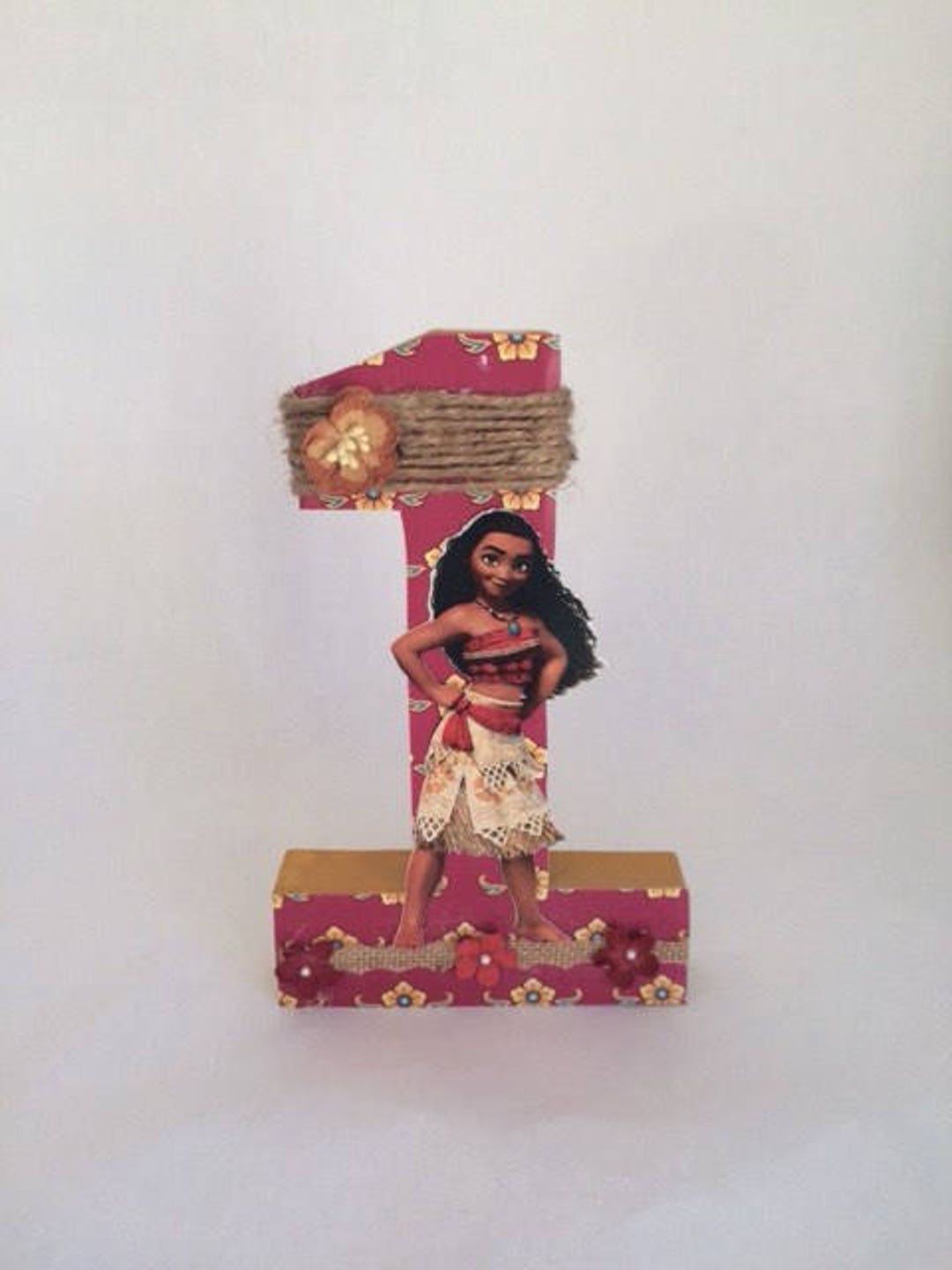 Moana Birthday, Moana Number, Decorated Birthday Number _adult Moana ...