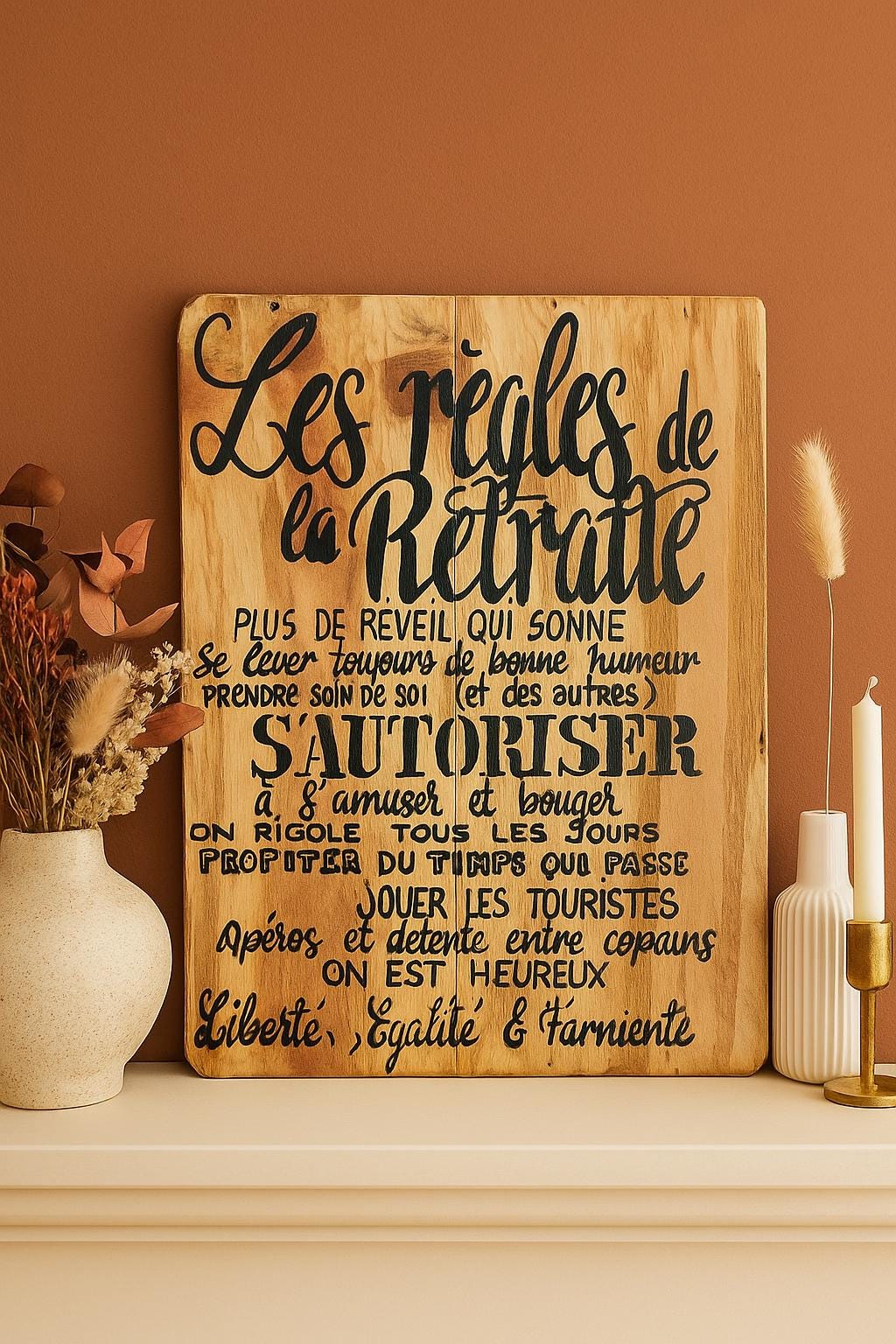 Tableau retraite/les règles de la retraite/cadeau retraité - Etsy France