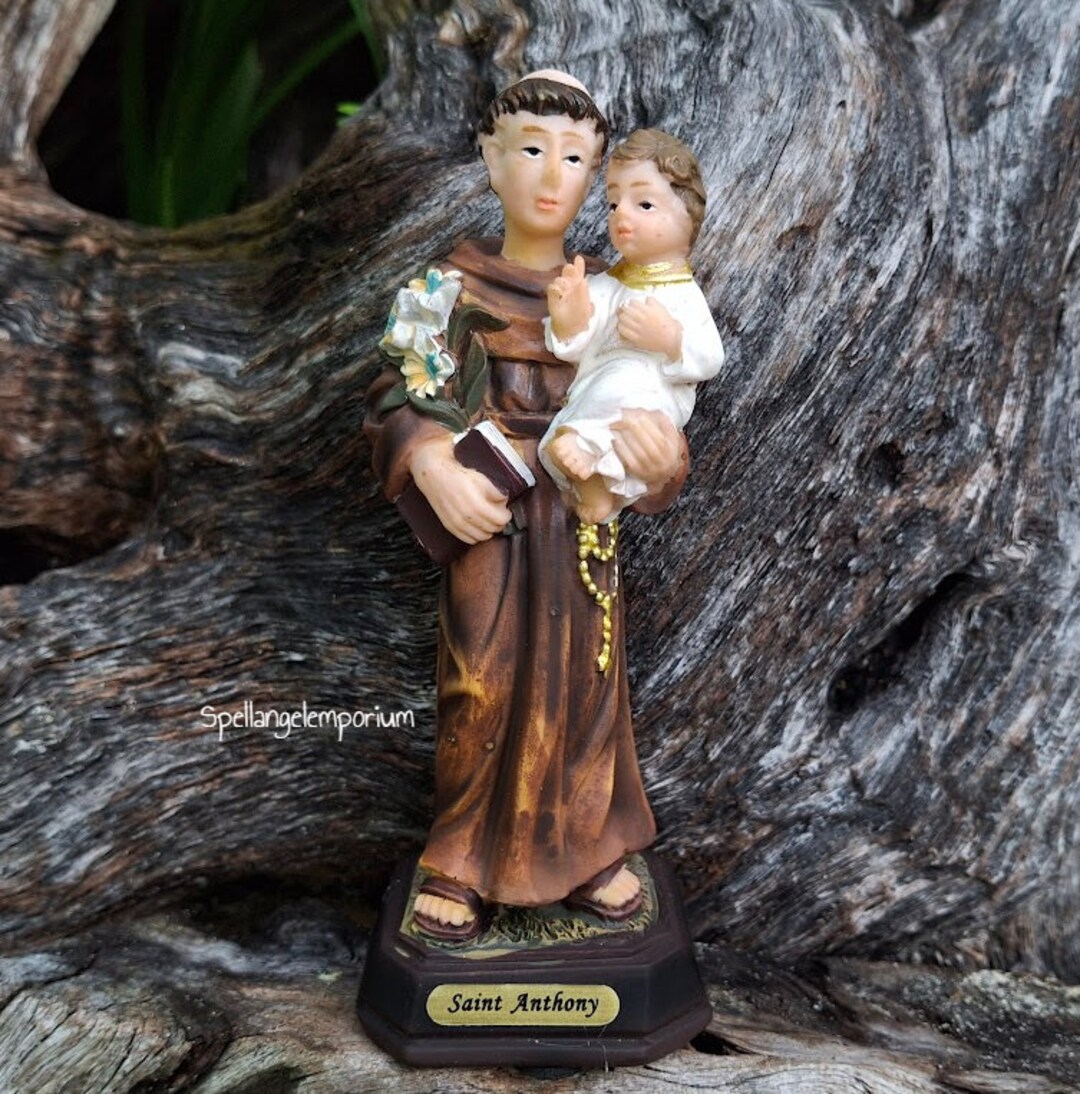 Saint Anthony of Padua Statue Blessed / Estatua De San Antonio De Padua ...